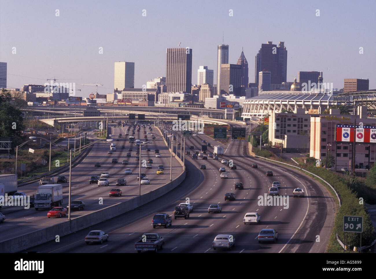 Atlanta downtown connector hi-res stock photography and images - Alamy