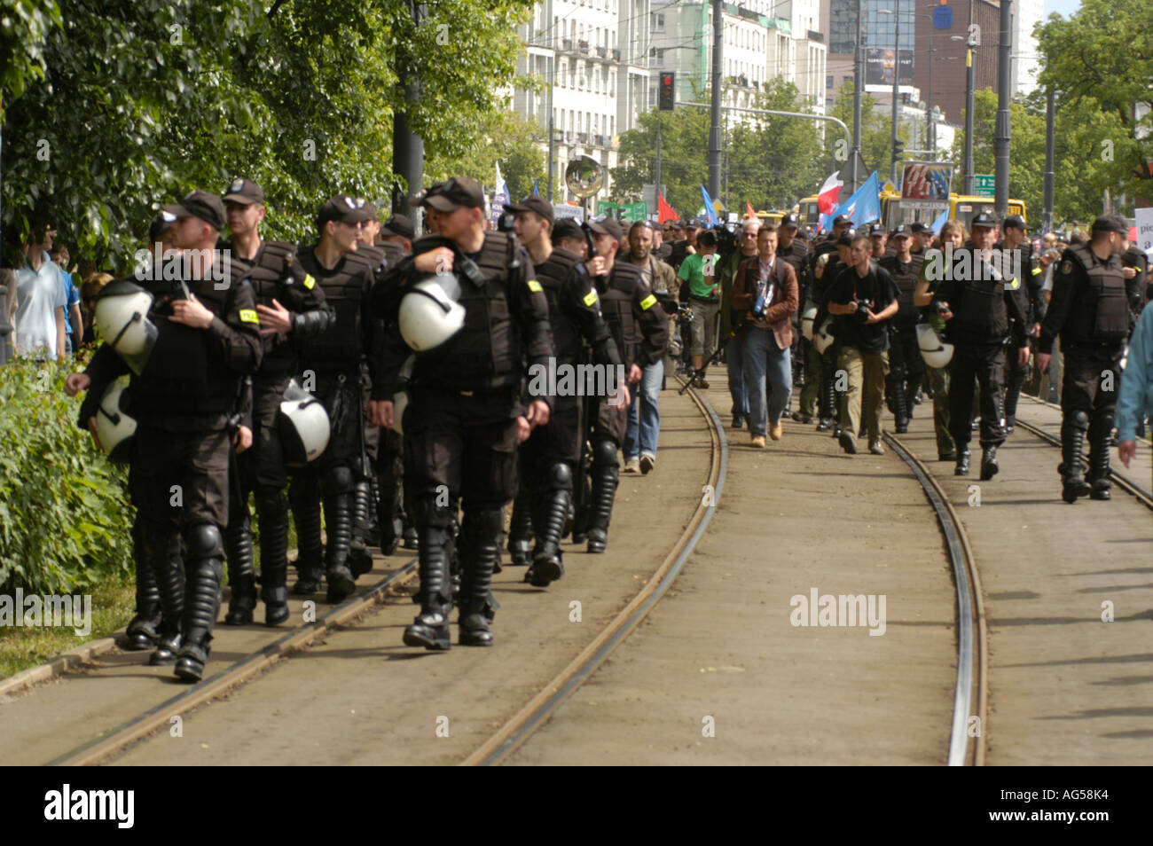 Protecting the parade hi-res stock photography and images - Alamy