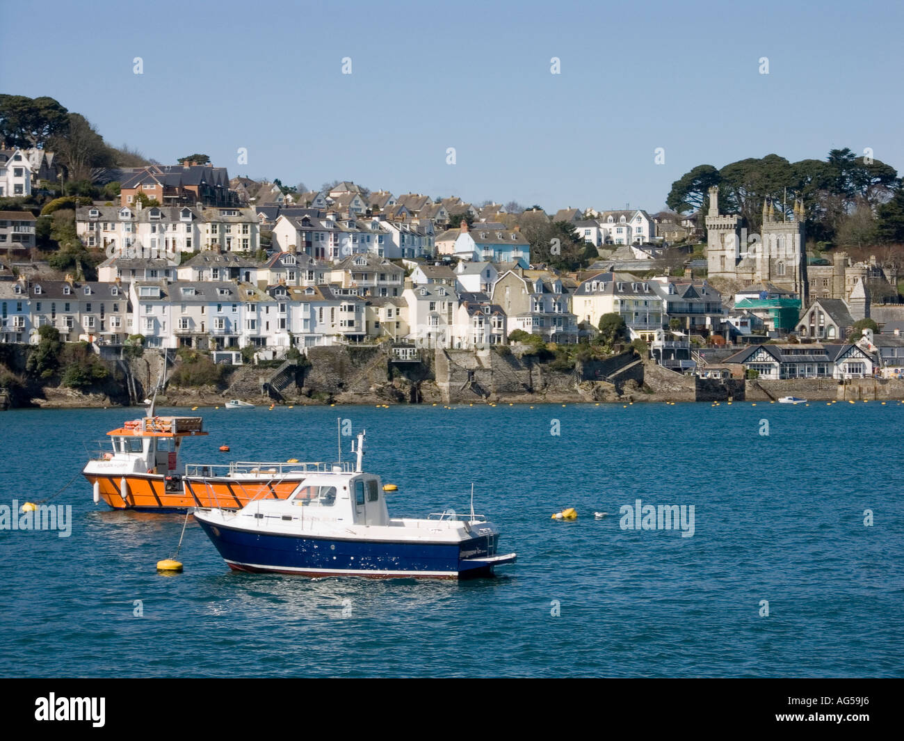 Fowey in Cornwall Stock Photo - Alamy