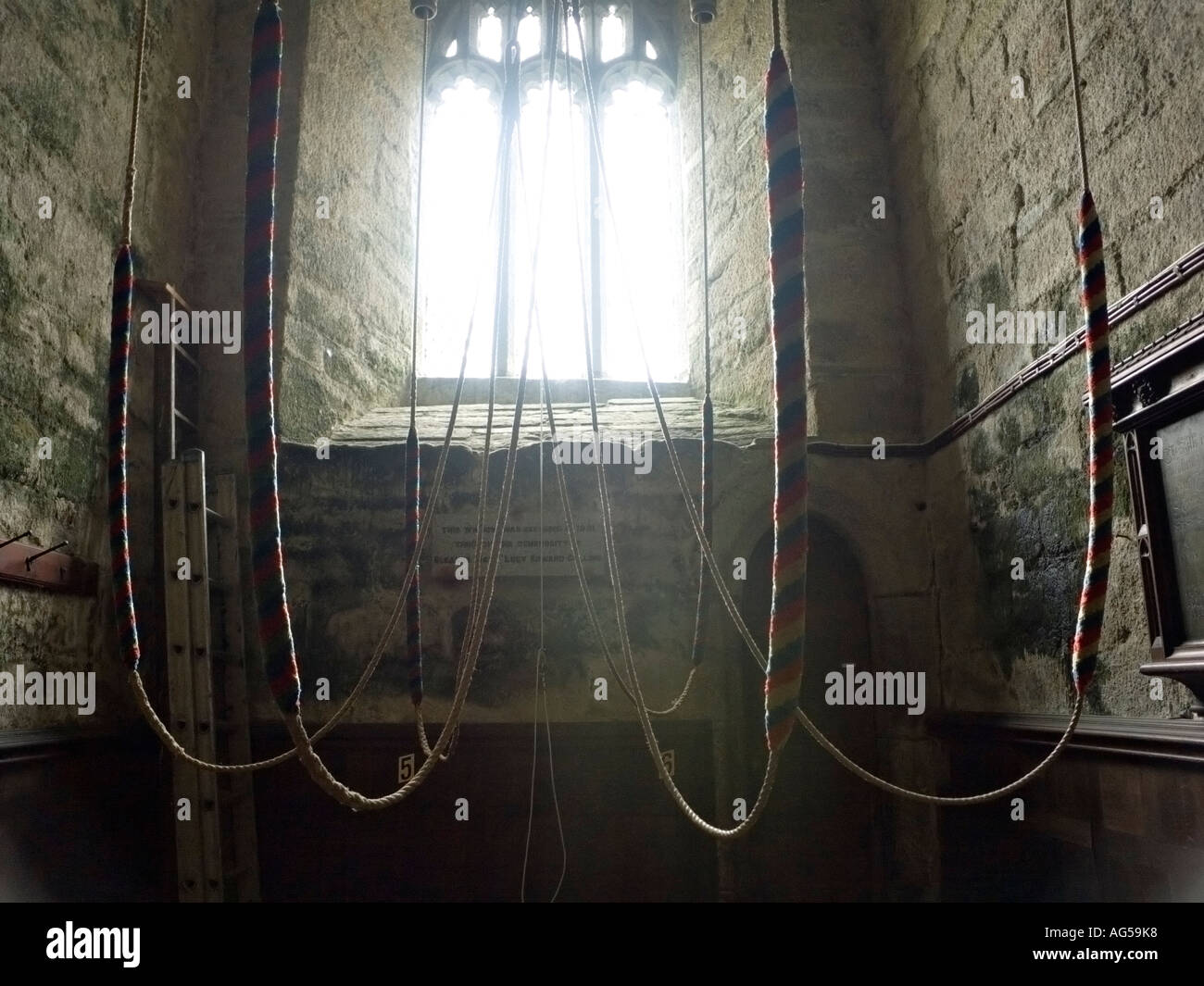 Church bell rope ropes hi-res stock photography and images - Alamy