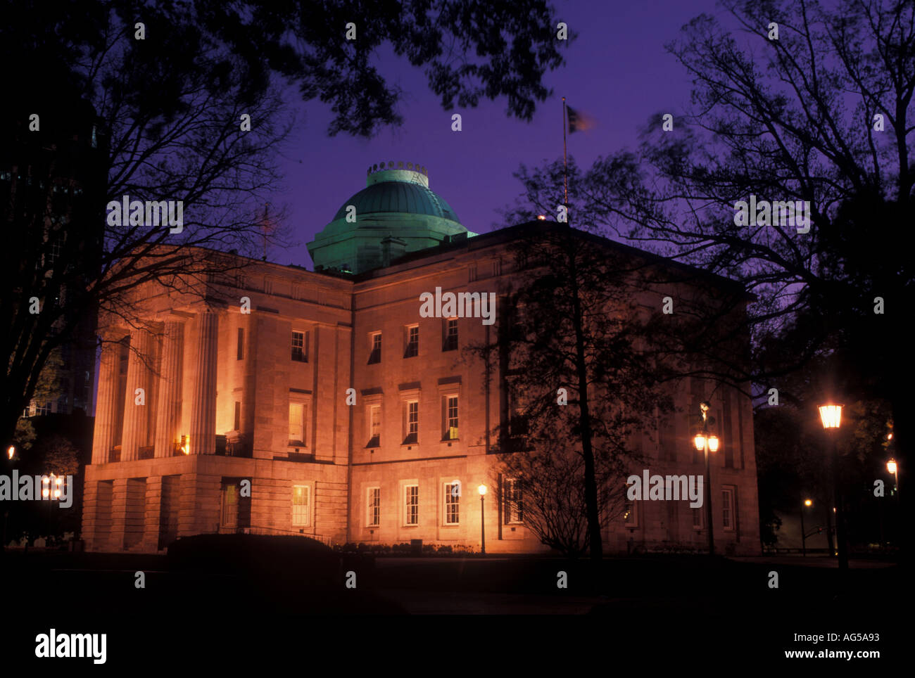 The north carolina legislative building in raleigh hi-res stock ...