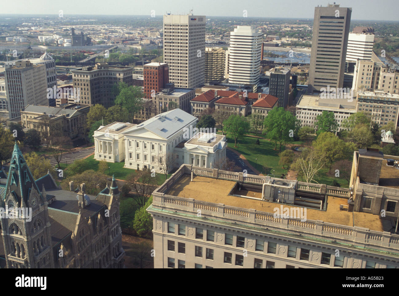 Richmond virginia aerial hi-res stock photography and images - Alamy