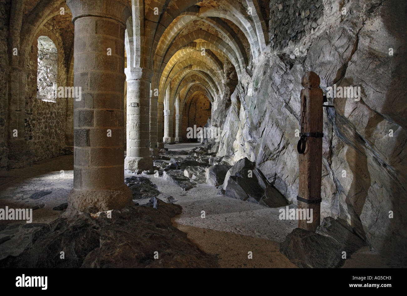 Chillon castle interior hi-res stock photography and images - Alamy
