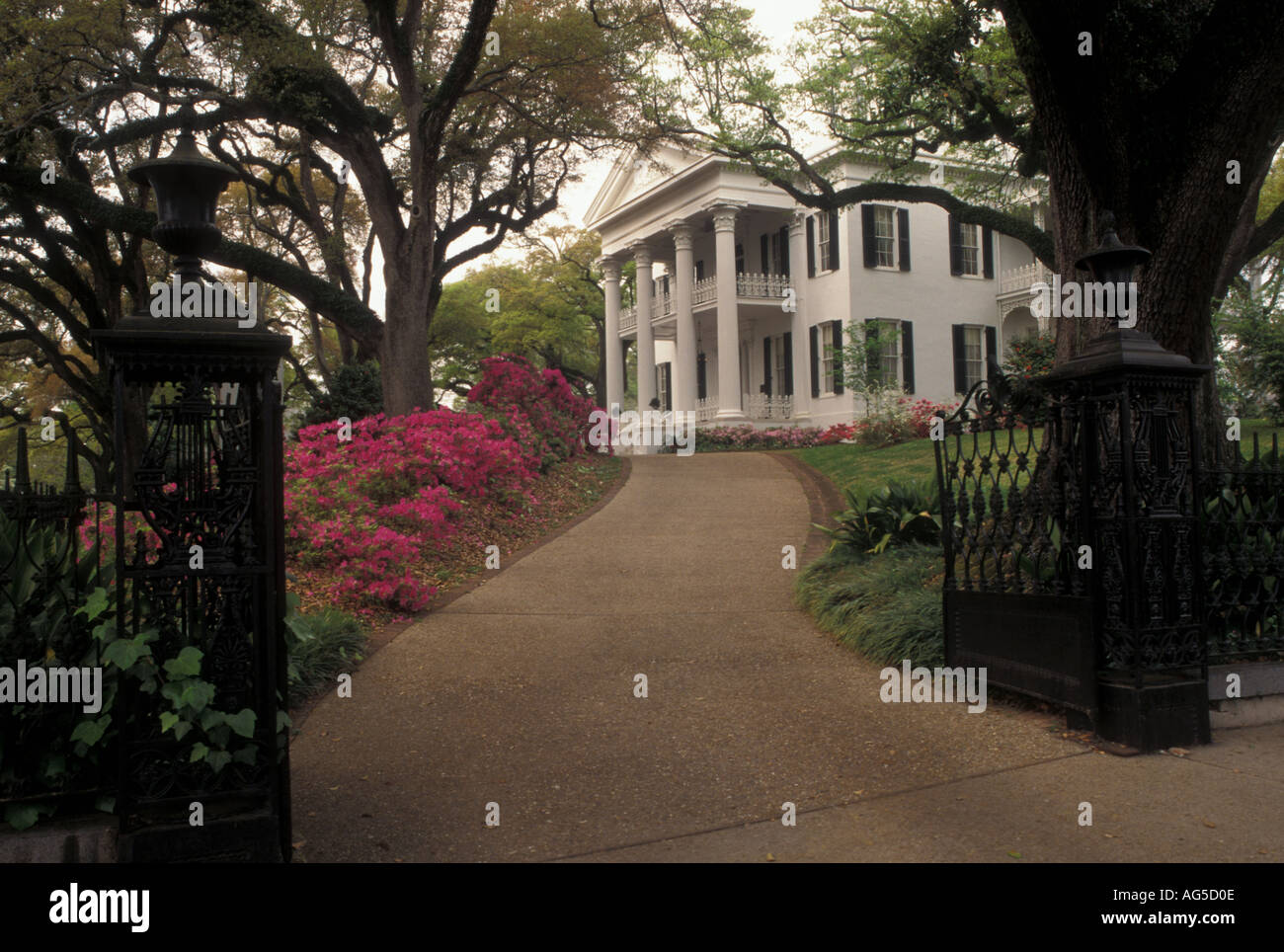 Mississippi Natchez Spring Pilgrimage Historic High Resolution Stock ...