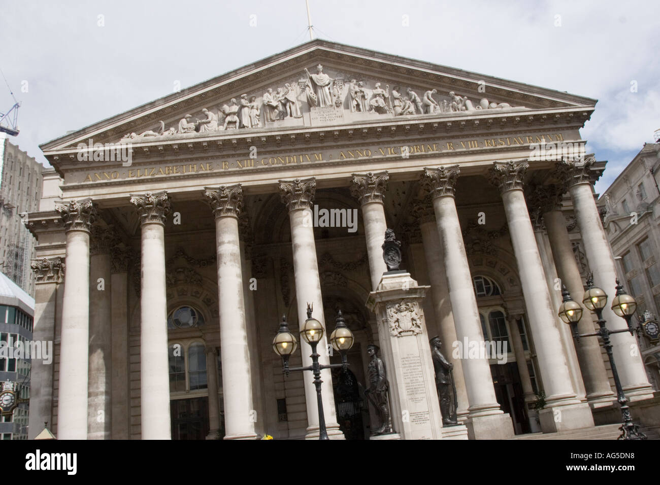 The Royal Exchange in the City of London, GB UK Stock Photo - Alamy