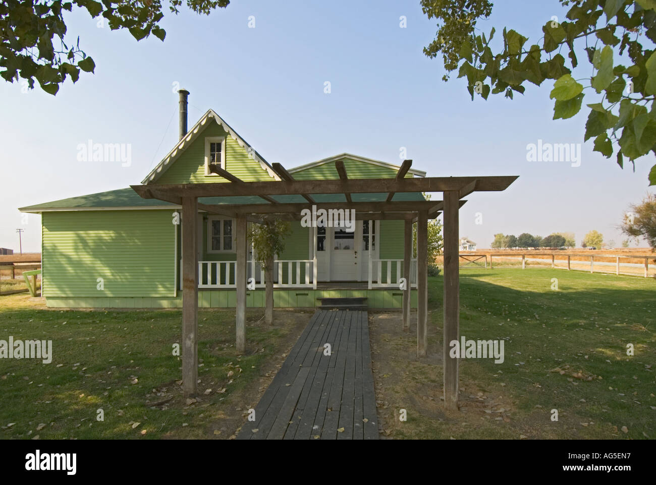 California Colonel Allensworth State Historic Park restored home of ...