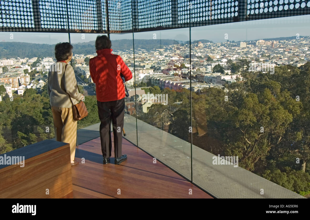 California San Francisco Golden Gate Park The New de Young Museum view ...