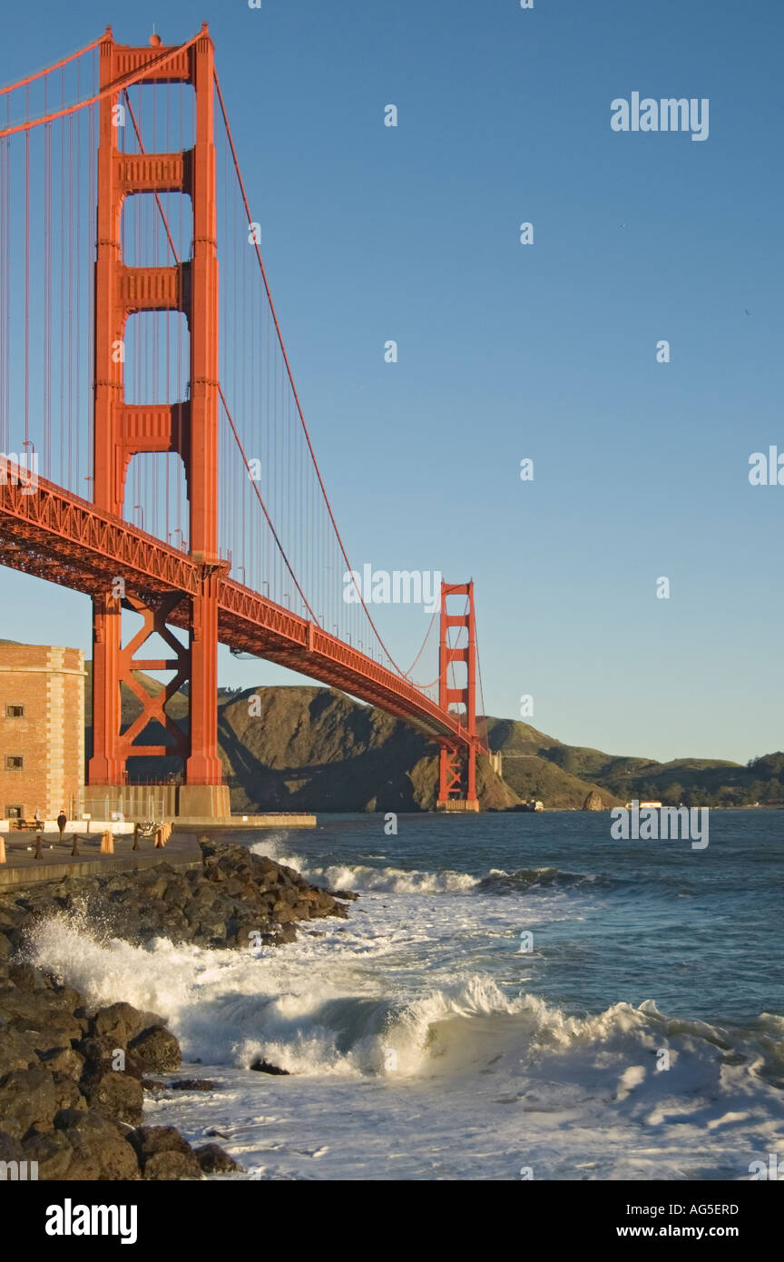 California San Francisco Golden Gate Bridge Fort Point Stock Photo - Alamy