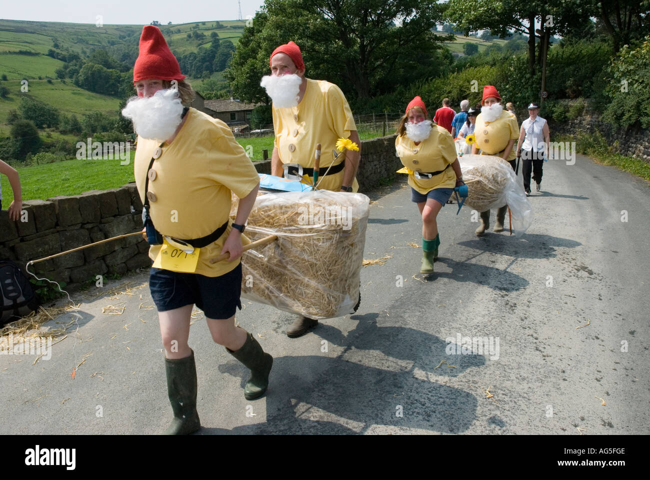 Oxenhope straw race hi-res stock photography and images - Alamy