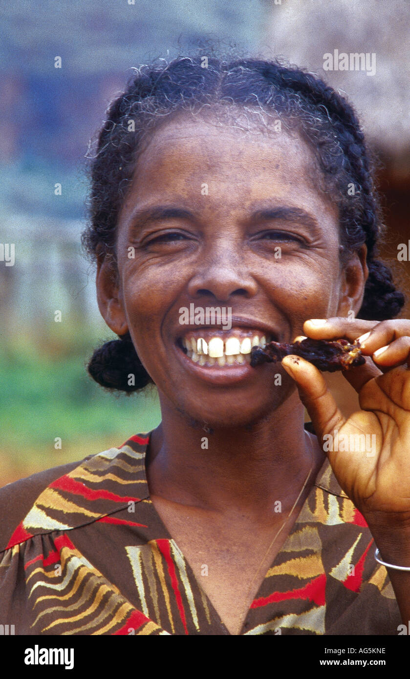 Betsileo matriarch in Western Madagascar Stock Photo - Alamy