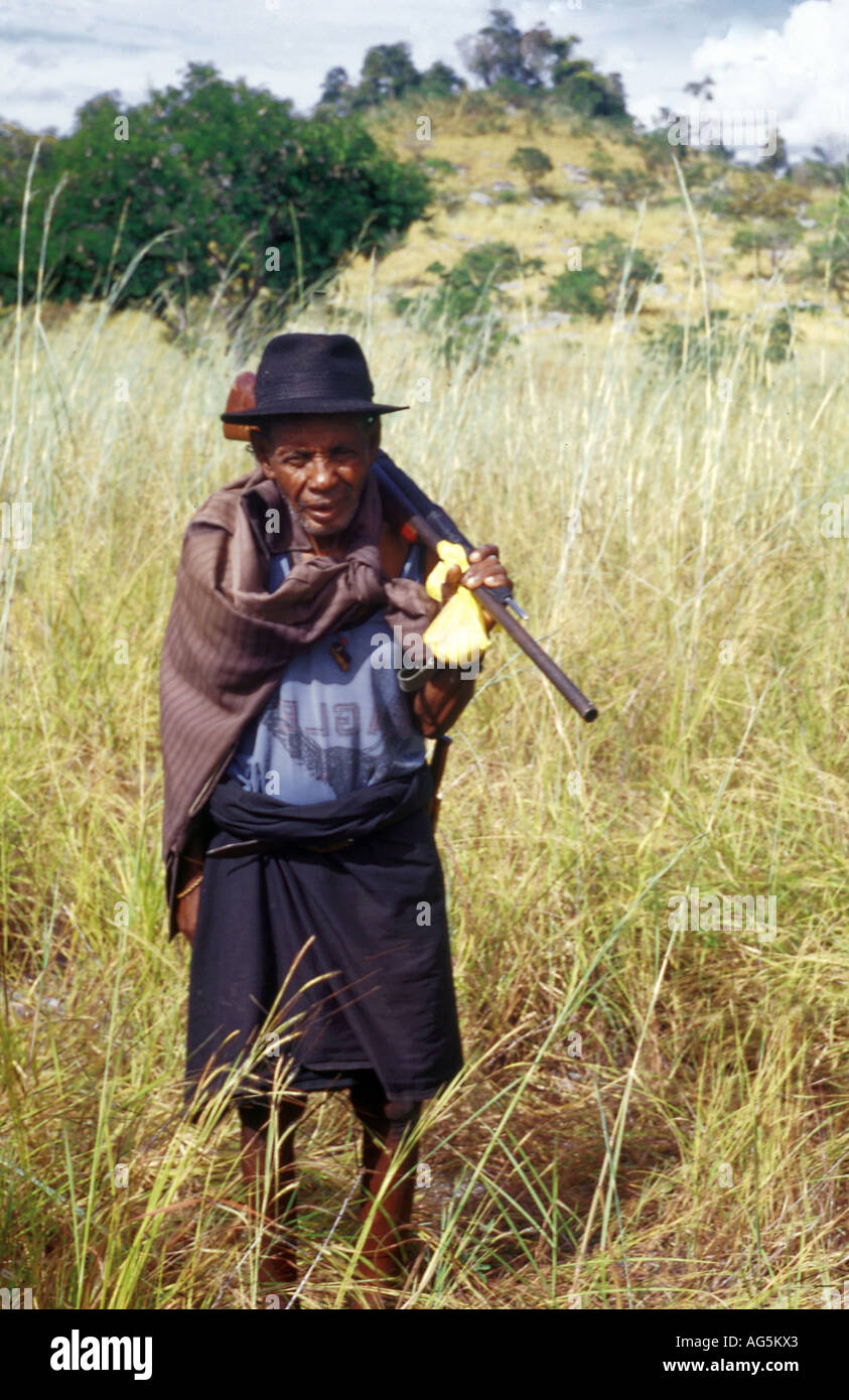 African hunter rifle hi-res stock photography and images - Alamy