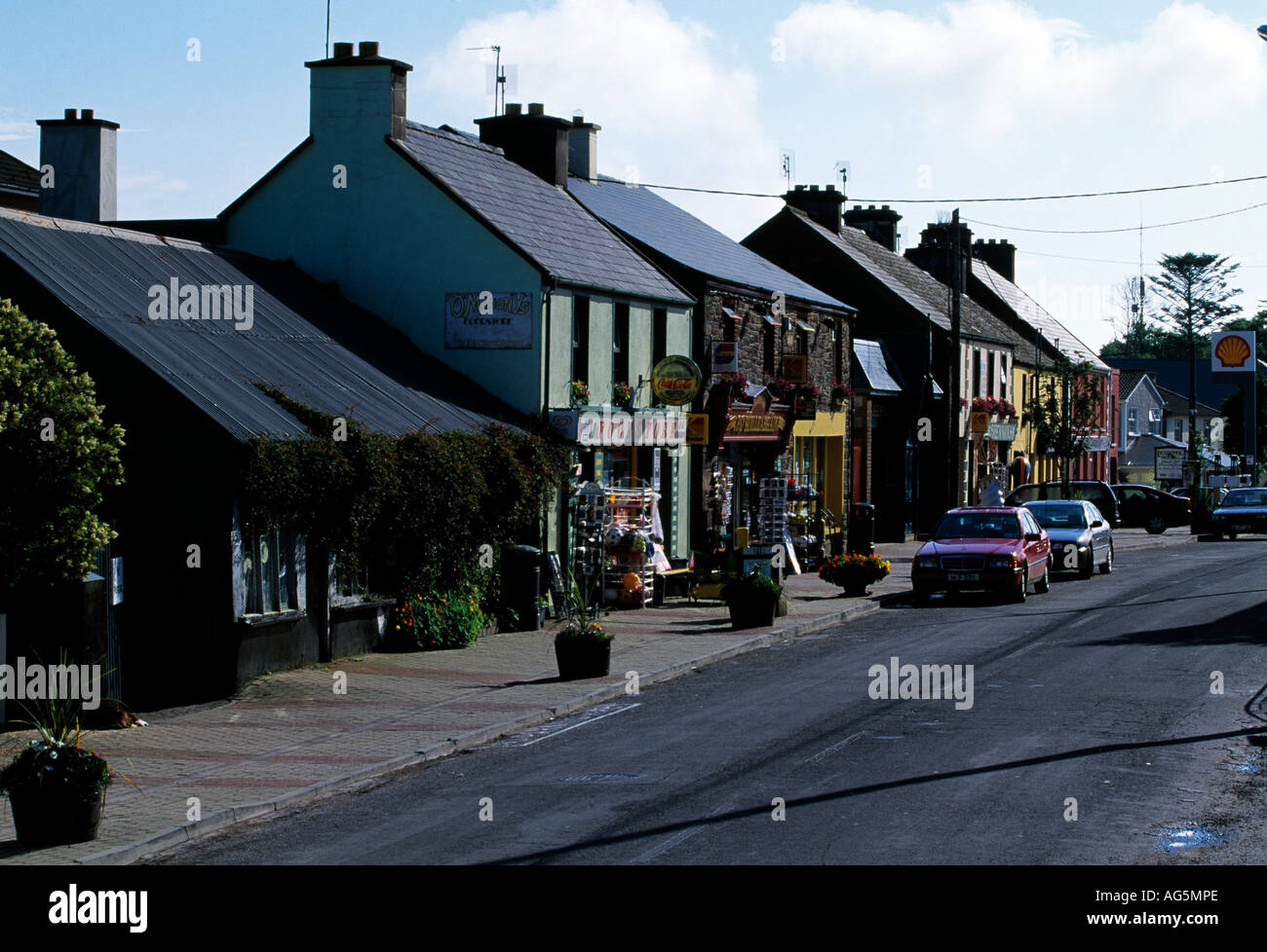 old irish rural village on ring of kerry Stock Photo - Alamy