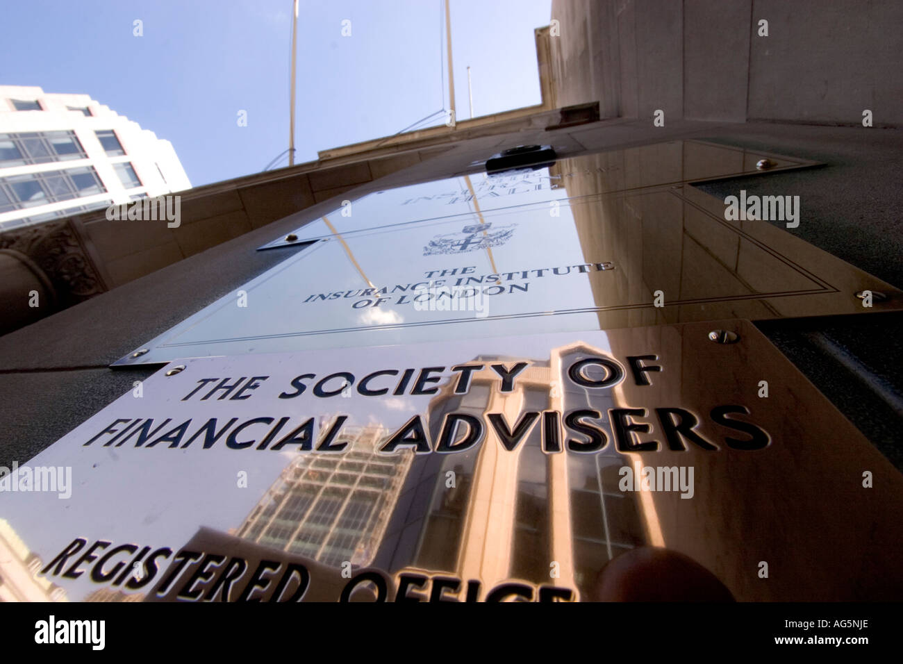 The Insurance Hall The society of Financial Advisors Brass name plate ...