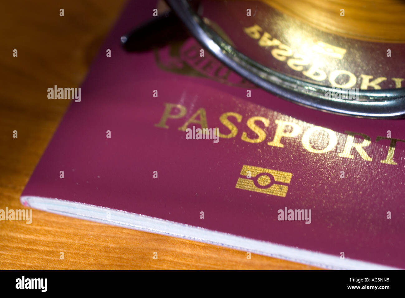 Biometric UK passport issued by the UKPS and IPS Stock Photo - Alamy