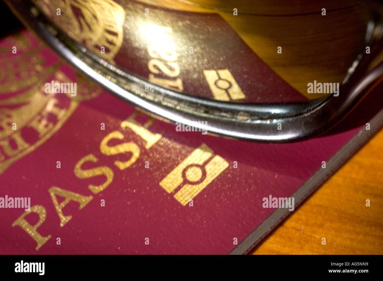 Biometric UK passport issued by the UKPS and IPS Stock Photo - Alamy