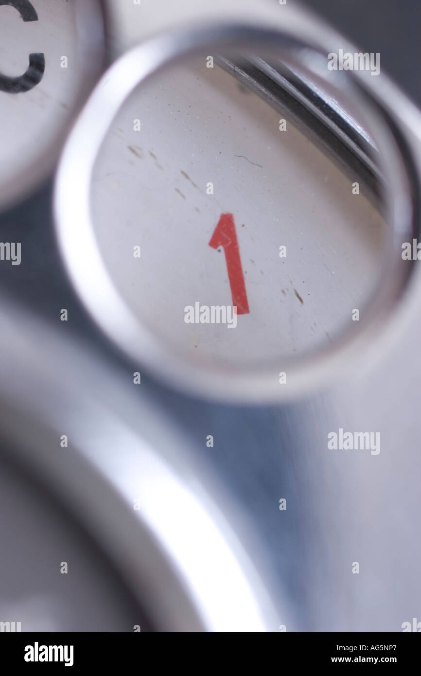 1 One Close up of Number and letters on old Bakelite telephone with ...