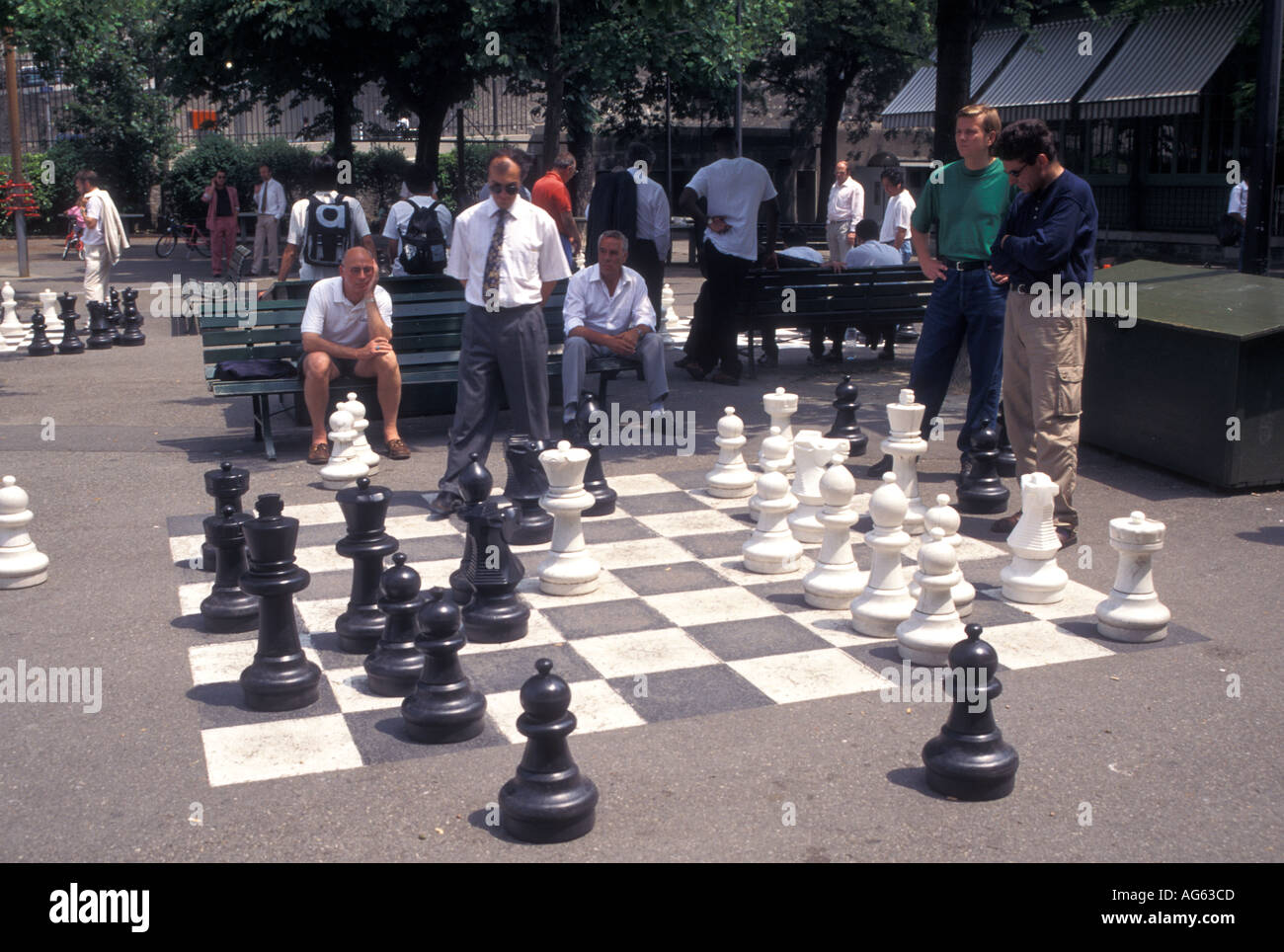 Geneva switzerland giant chess game hi-res stock photography and images ...