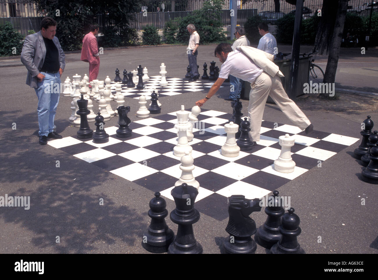 Geneva switzerland giant chess game hi-res stock photography and images ...