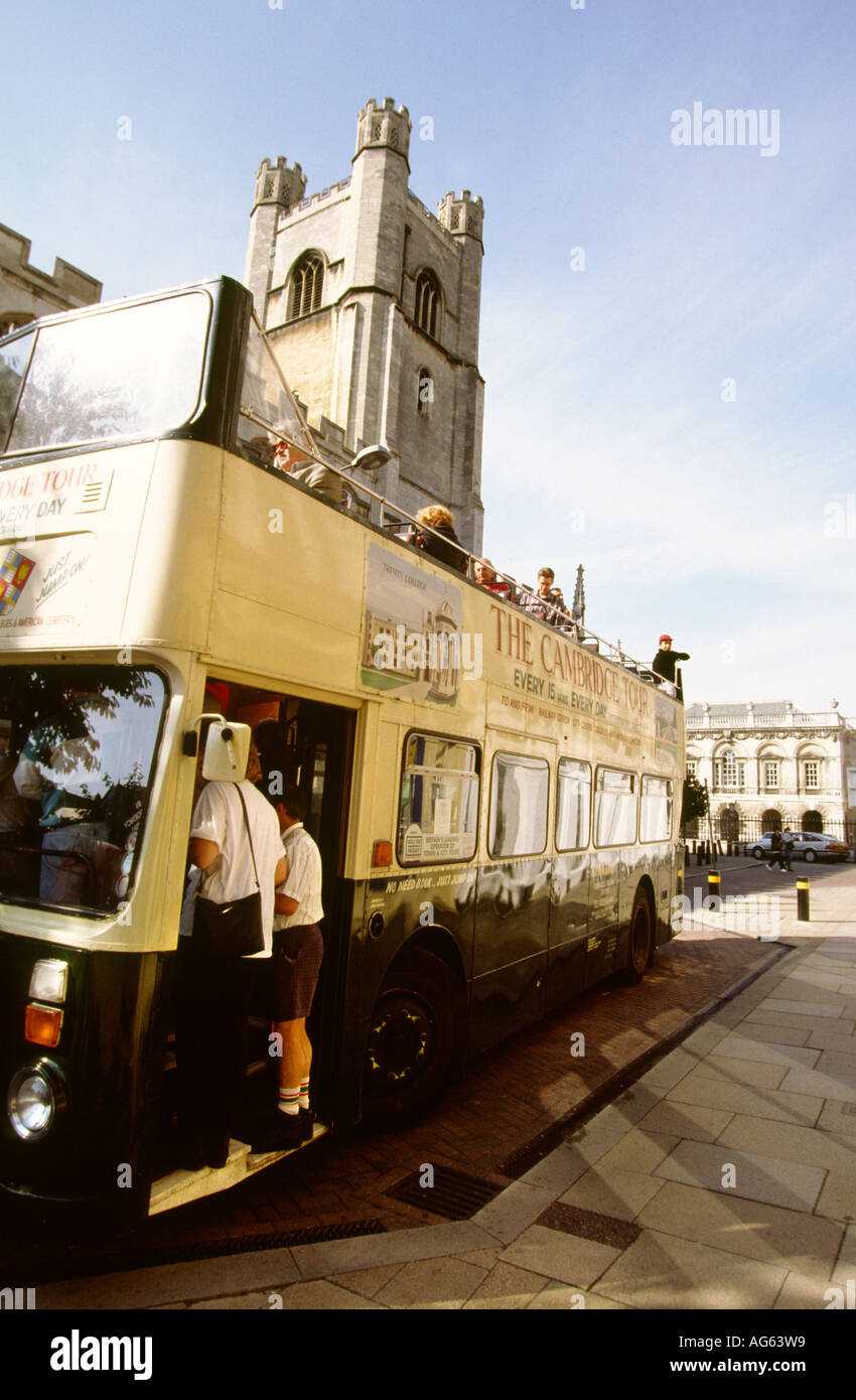 Cambridge open top bus hi-res stock photography and images - Alamy
