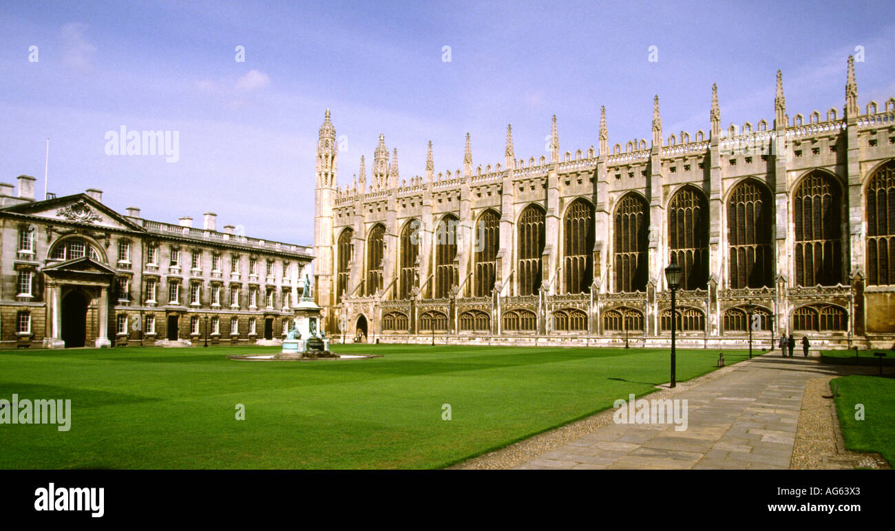 Cambridgeshire Cambridge Kings College Chapel and Gibbs Building Stock ...