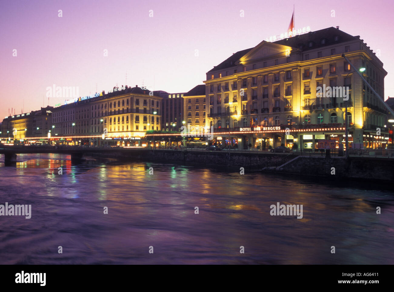 Buildings along rhone river hi-res stock photography and images - Alamy