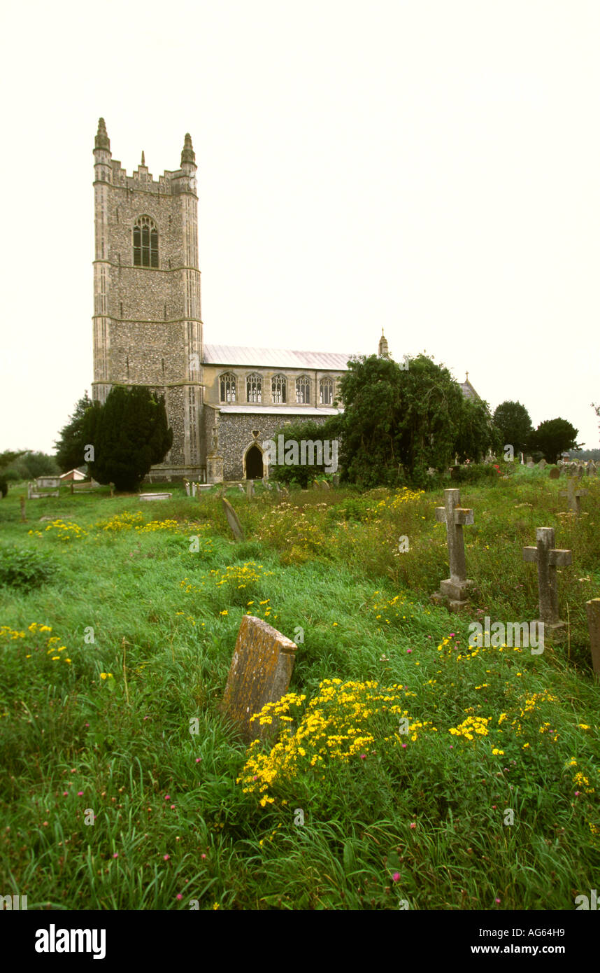 Norfolk Redenhall St Marys parish church Stock Photo - Alamy