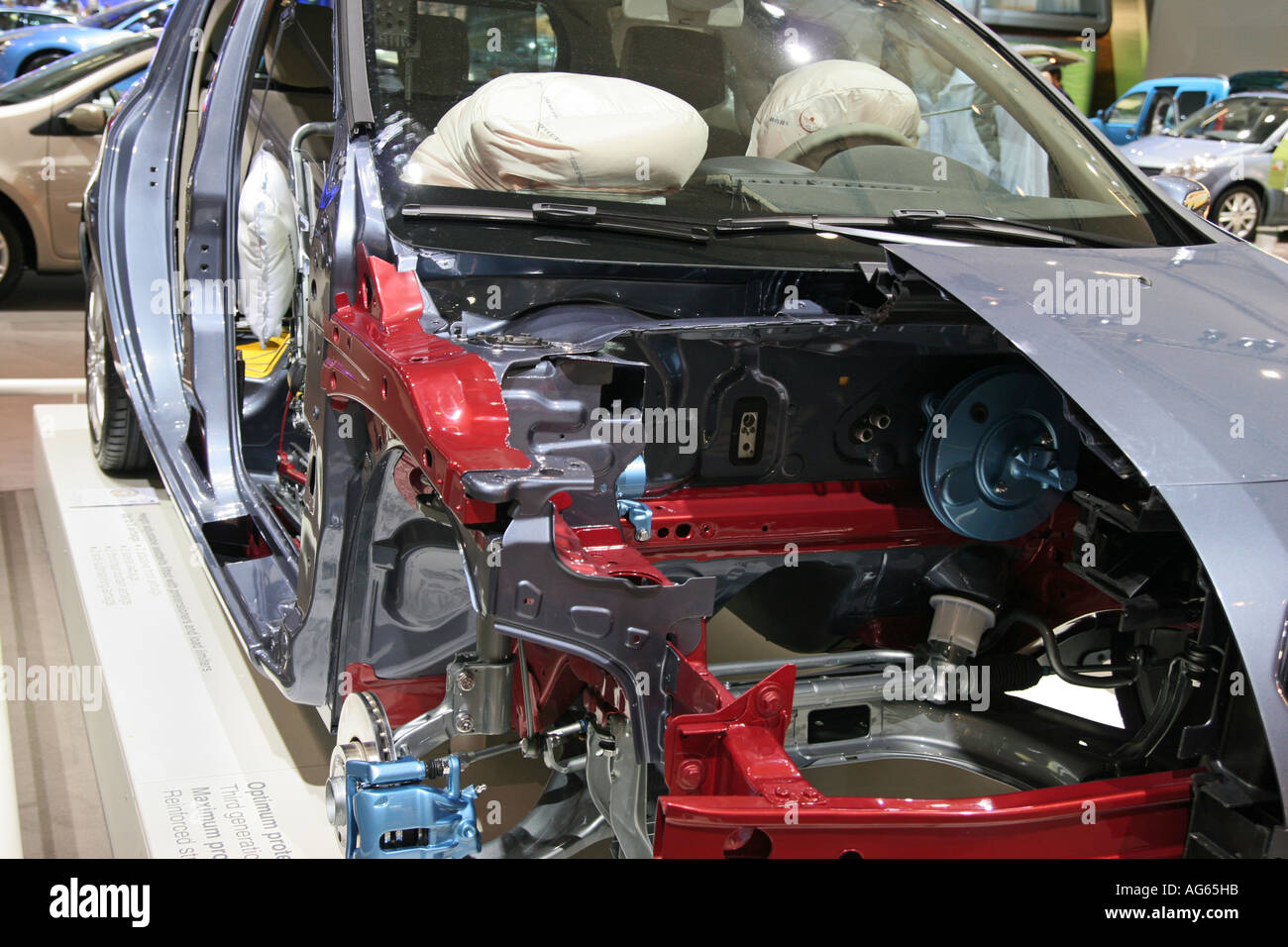 Euro NCAP safety devices at the 2006 British International Motor Show ...