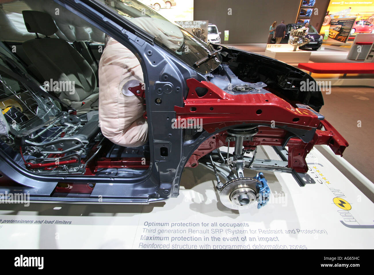 Euro NCAP safety devices at the 2006 British International Motor Show ...