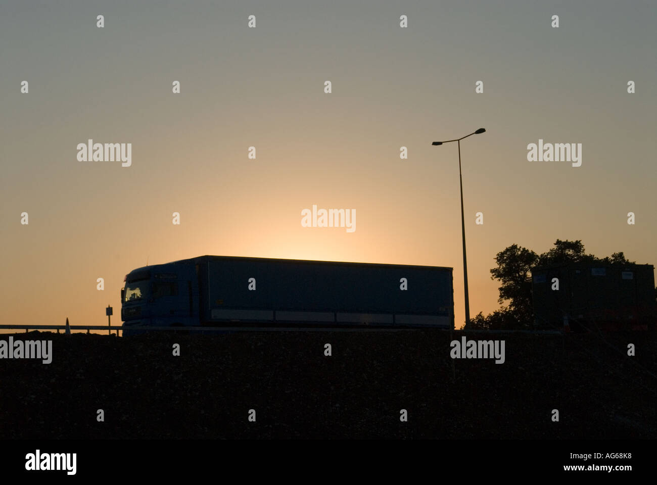 Large Covered Lorry Stock Photo - Alamy