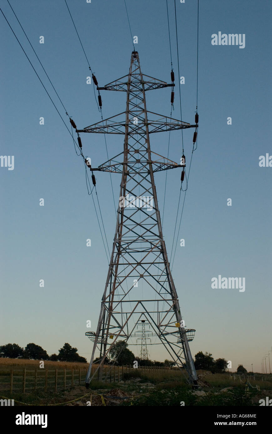 Pylon, UK National Grid Stock Photo - Alamy
