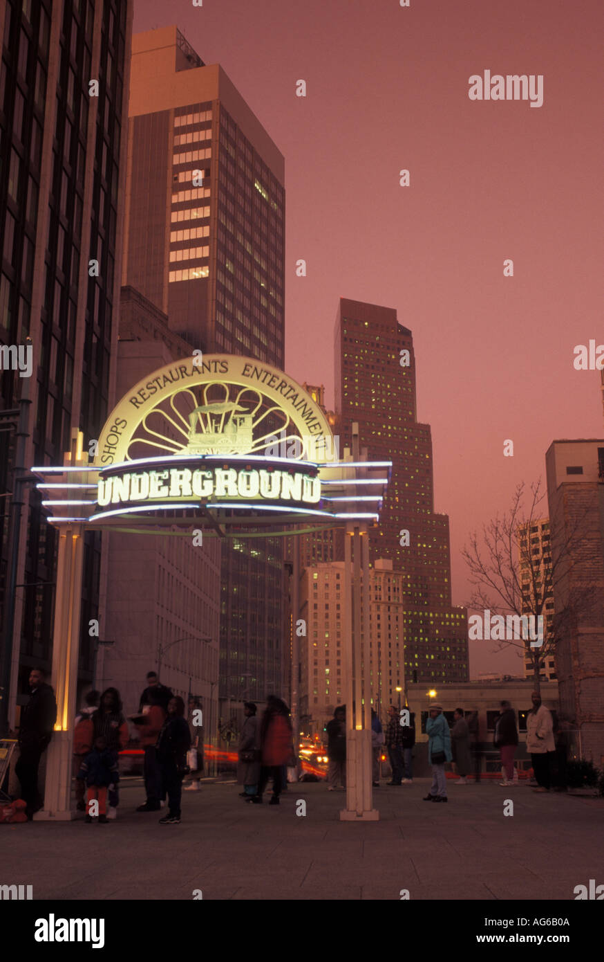 Atlanta Underground Entrance High Resolution Stock Photography and ...