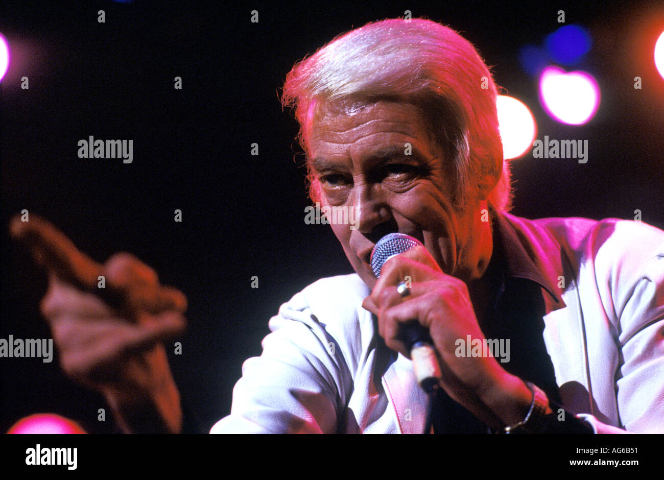 Ex 60s pop singer Heinz Stock Photo - Alamy