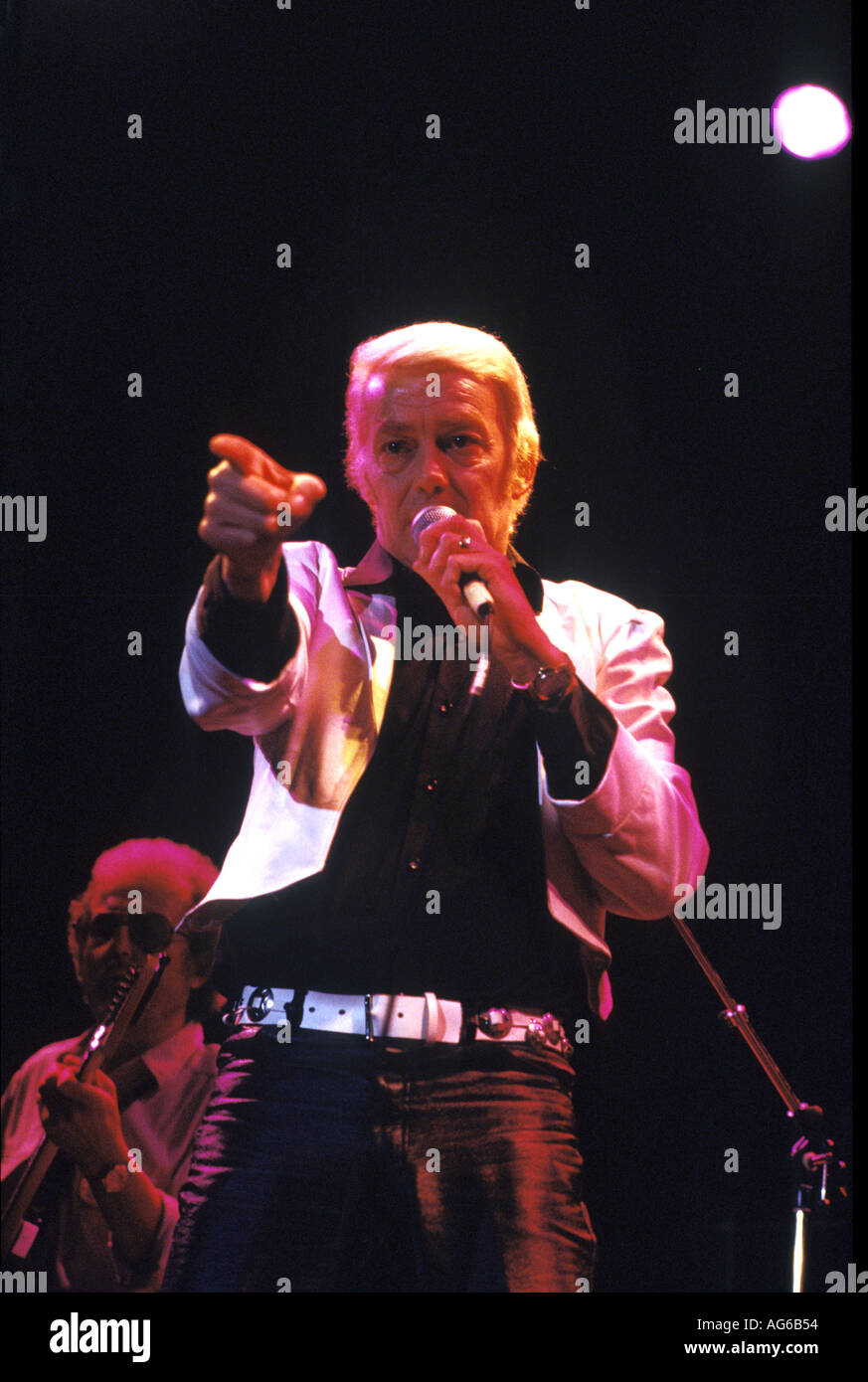 Ex 60s pop singer Heinz Stock Photo - Alamy