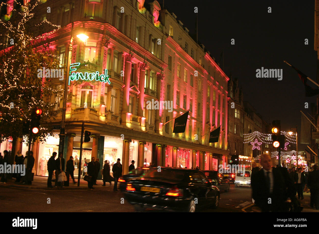 Fenwick Store in New Bond Street London England December 2003 Stock ...