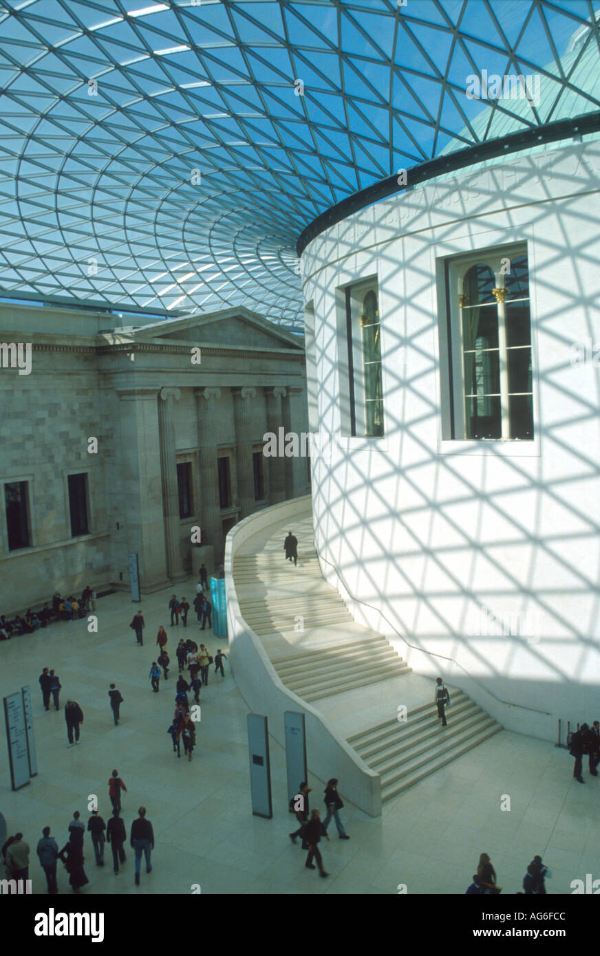 Interior of the British Museum London England Stock Photo - Alamy