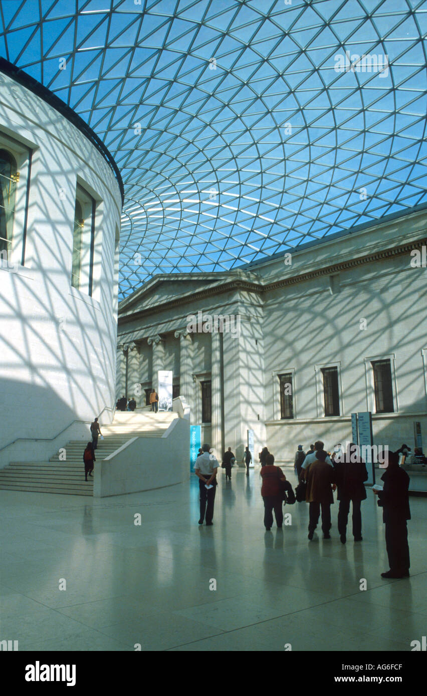 Interior of the British Museum London England Stock Photo - Alamy