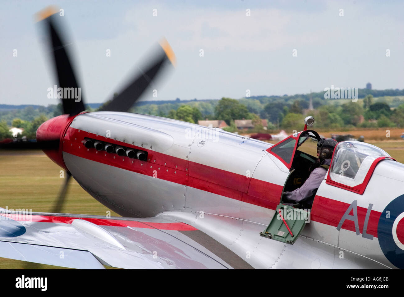 Supermarine Spitfire F XIVE RN201 Stock Photo - Alamy