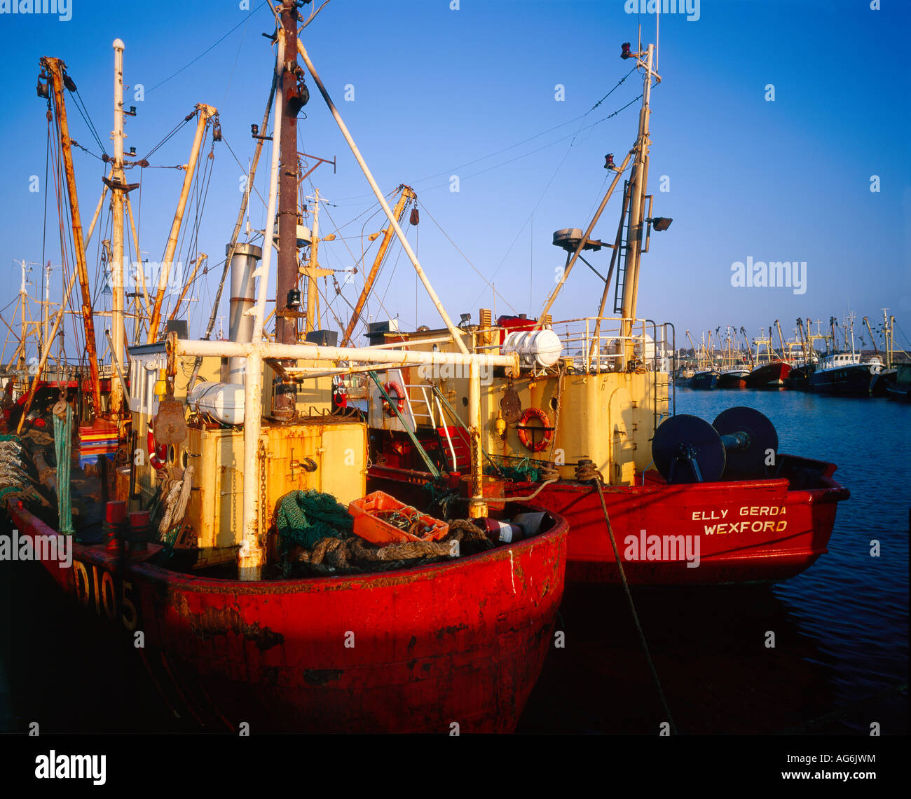 Two blue trawlers hi-res stock photography and images - Alamy