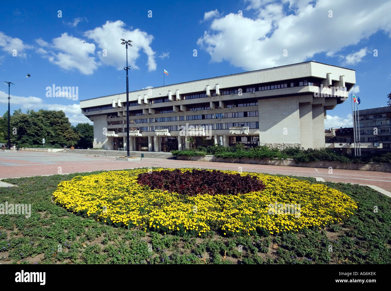 The Town Hall Or City Hall Of Rousse In Bulgaria Stock Photo - Alamy