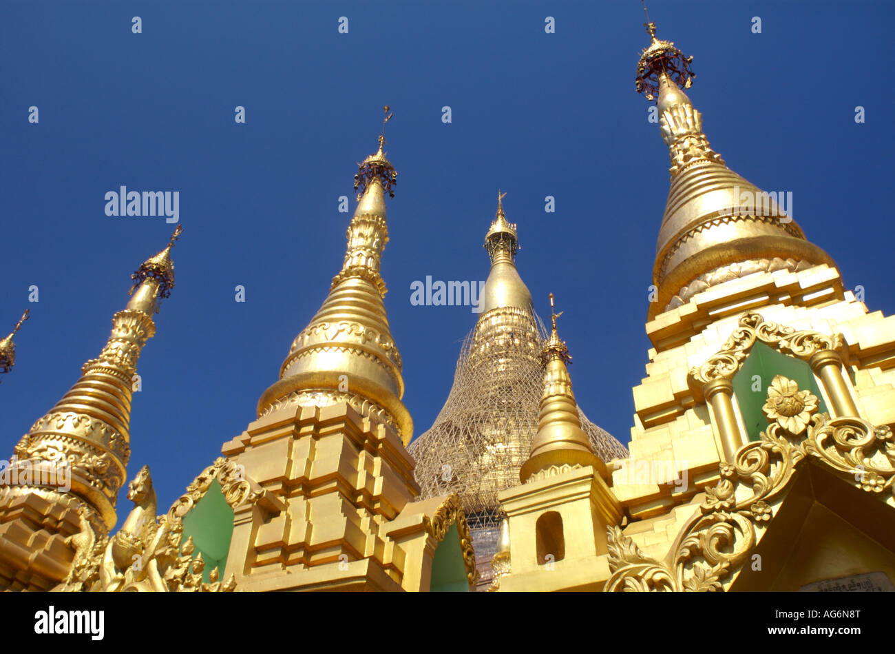 Schwedagon Paya in Myanmar Burma Stock Photo - Alamy