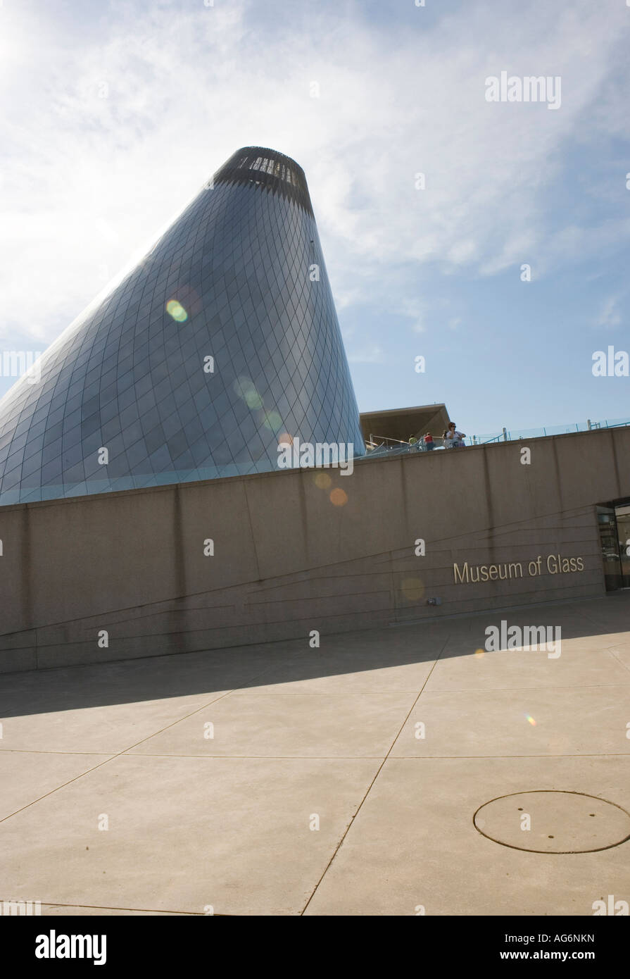 the glass museum, museum of glass, Tacoma, Washington, USA, vertical ...