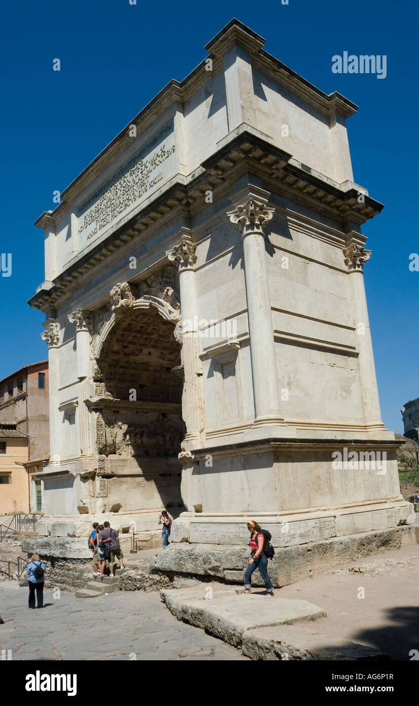 Temple of jerusalem and arch of titus hi-res stock photography and ...