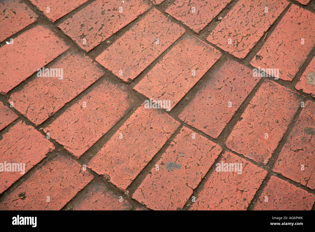 Colonial tiles on a floor of a park at the Casco Viejo of Panama City ...