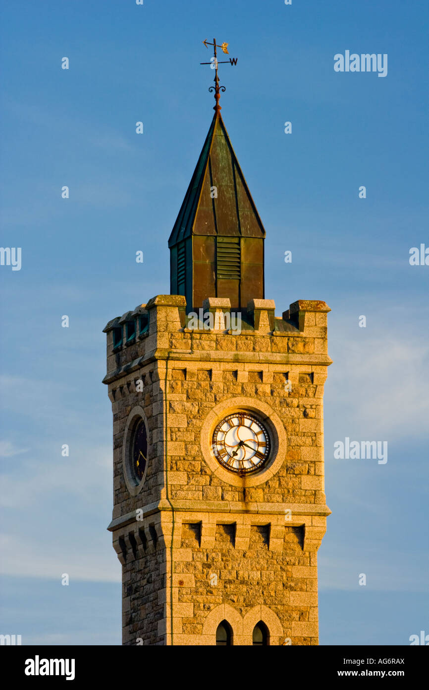 Porthleven cornwall church clock tower hi-res stock photography and ...