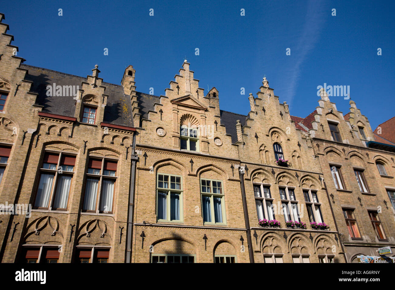Architecture in Ypres Belgium Stock Photo - Alamy