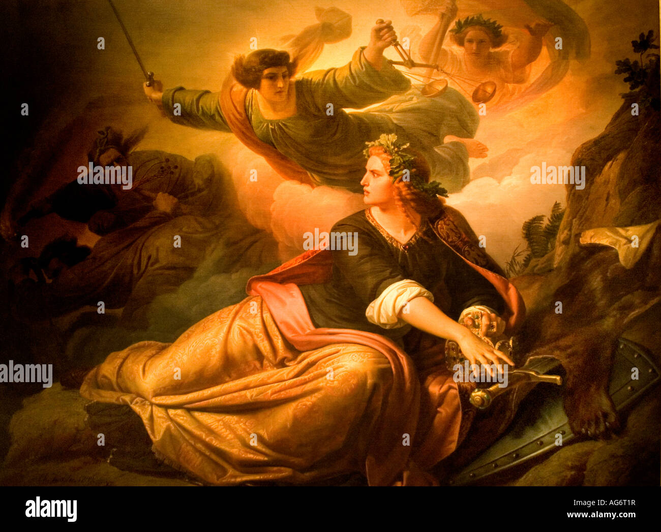 Germania painting hi-res stock photography and images - Alamy