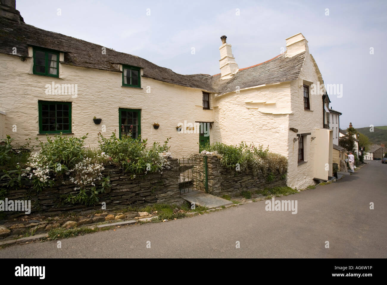 Boscastle upper town hi-res stock photography and images - Alamy