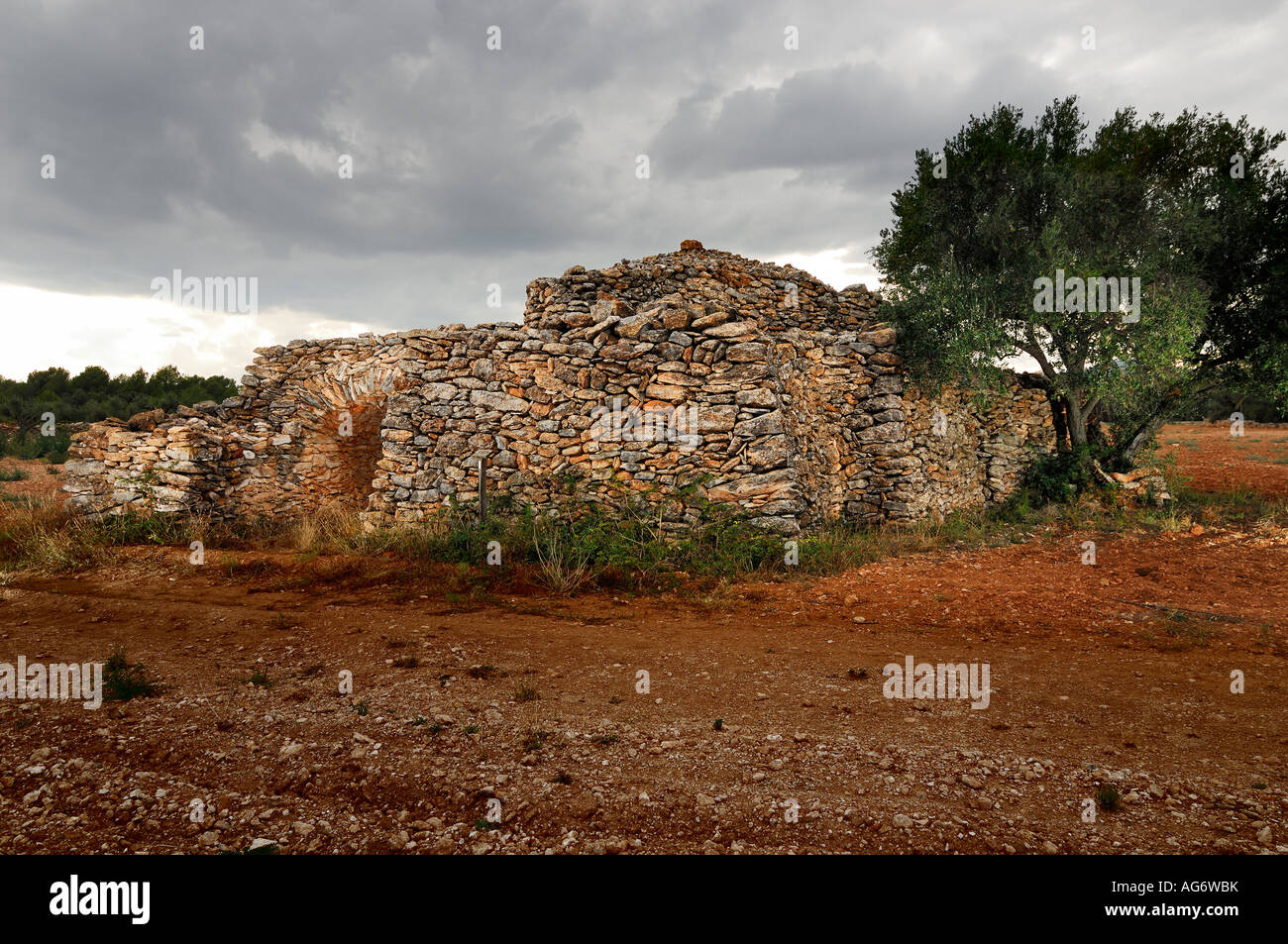 Shelter of the Capona Stock Photo - Alamy