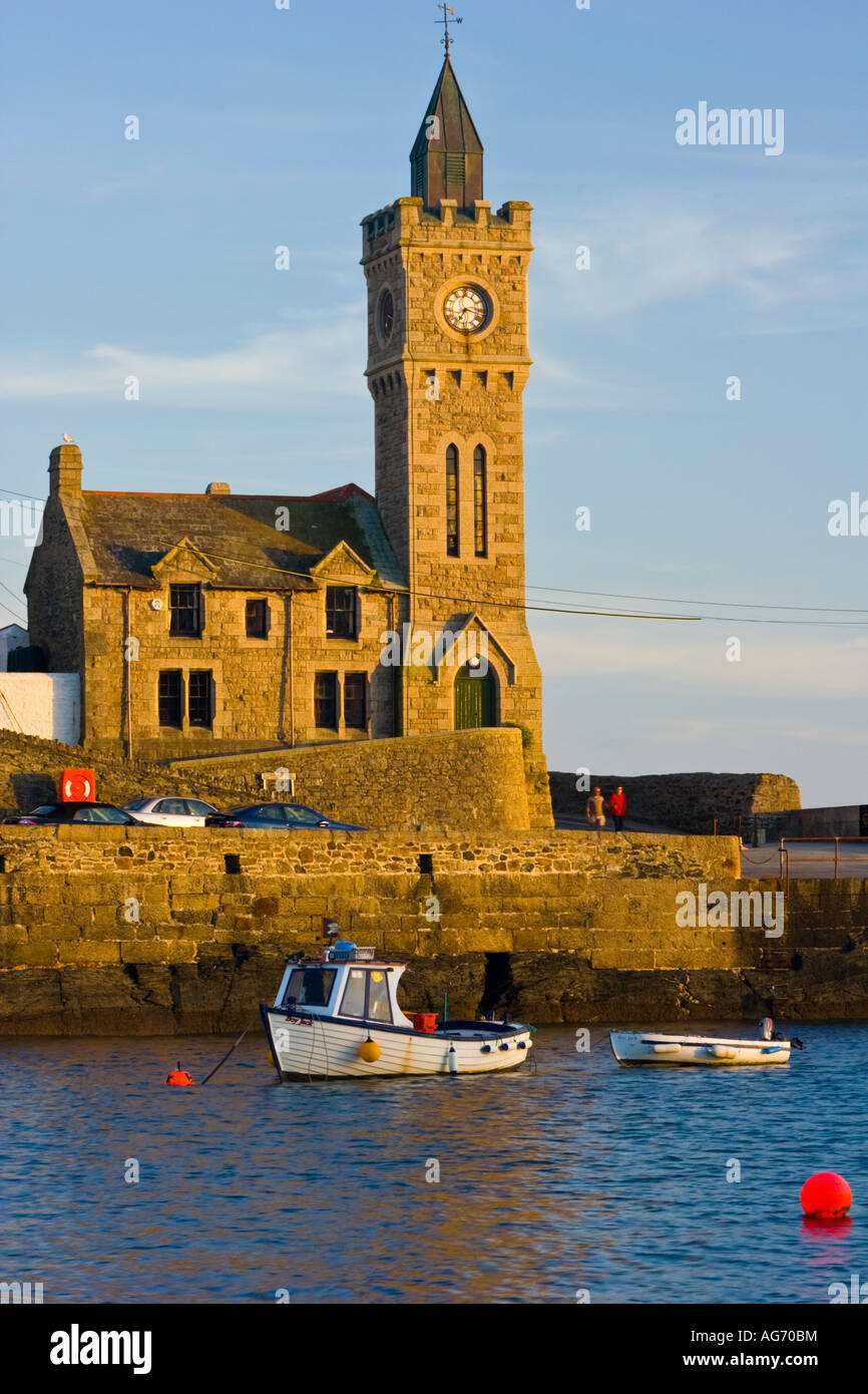 Porthleven cornwall church clock tower hi-res stock photography and ...