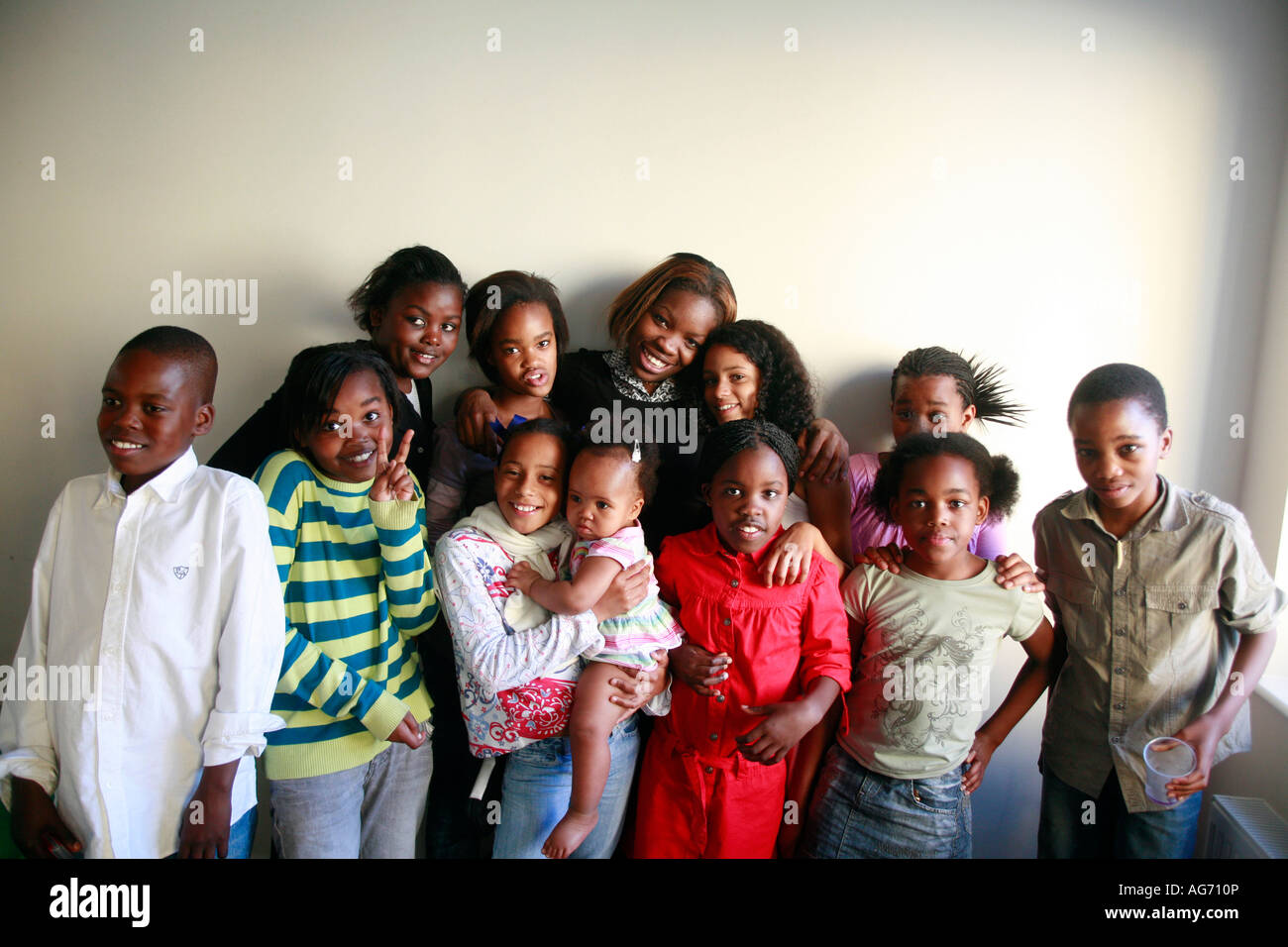 Group Of Black Kids